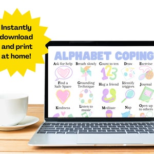 A-Z Coping Skills Cards, Social Emotional Learning, Coping Skills ...