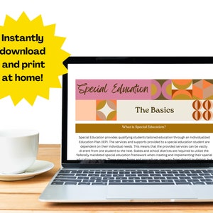 Special Education Quick Reference Guide, Professional Development ...