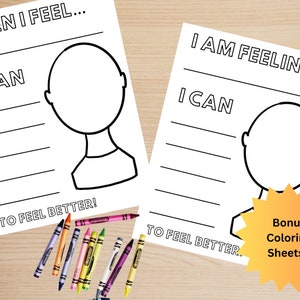 Feelings Skill Flashcards, Emotion Identification for Kids, Social ...