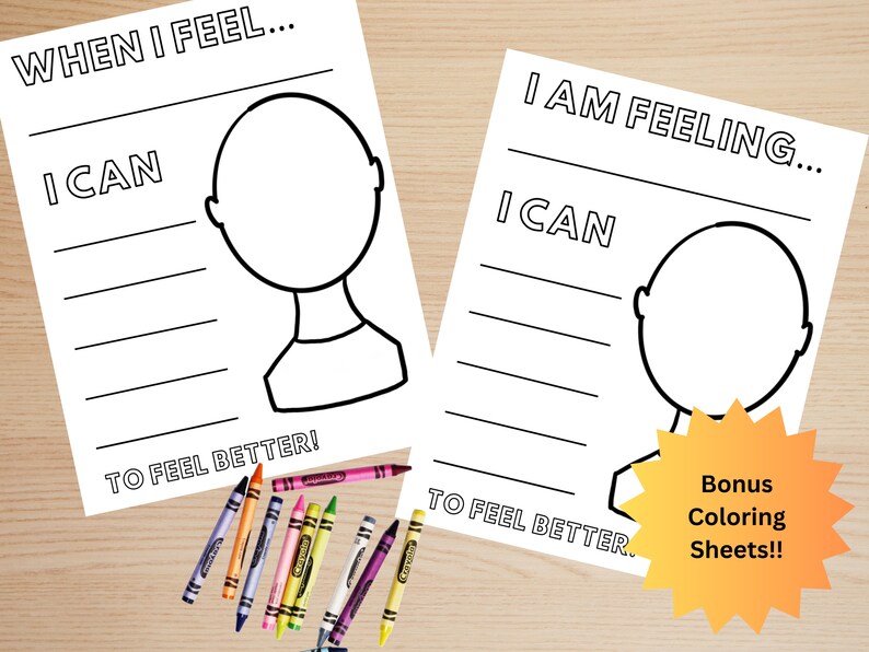 Feelings Skill Flashcards, Emotion Identification for Kids, Social ...