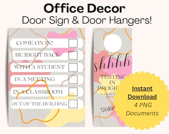 School Psychology Office Decor, Office Door Sign, Where is the School ...