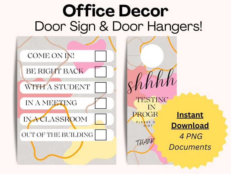School Psychology Office Decor, Office Door Sign, Where is the School ...