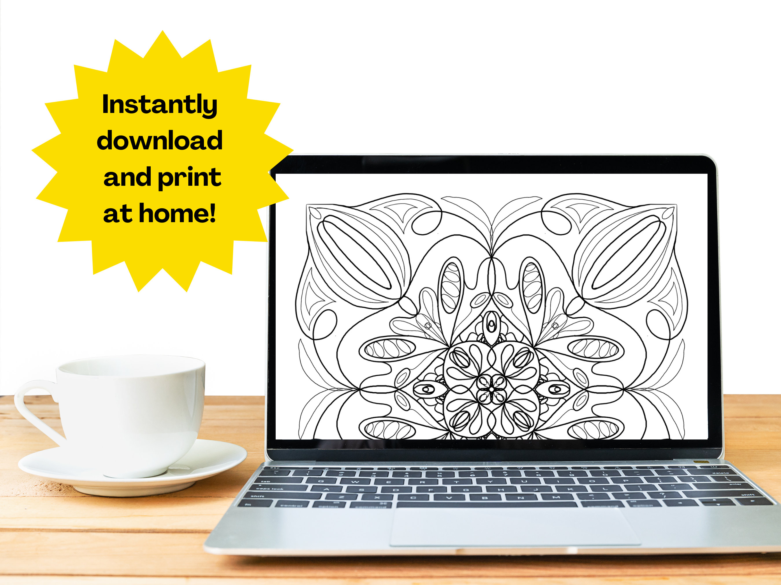 Positive Affirmations Coloring Sheets, Calming Corner Activity, Mandala ...