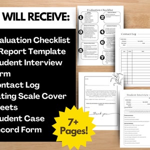 School Psychologist Report Writing Mega Bundle, School Psychology ...