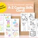A-Z Coping Skills Cards, Social Emotional Learning, Coping Skills ...