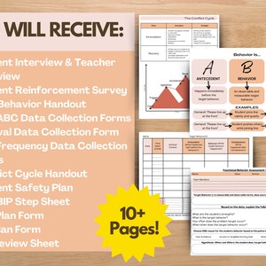 Functional Behavior Assessment Bundle, FBA/BIP, Special Education ...