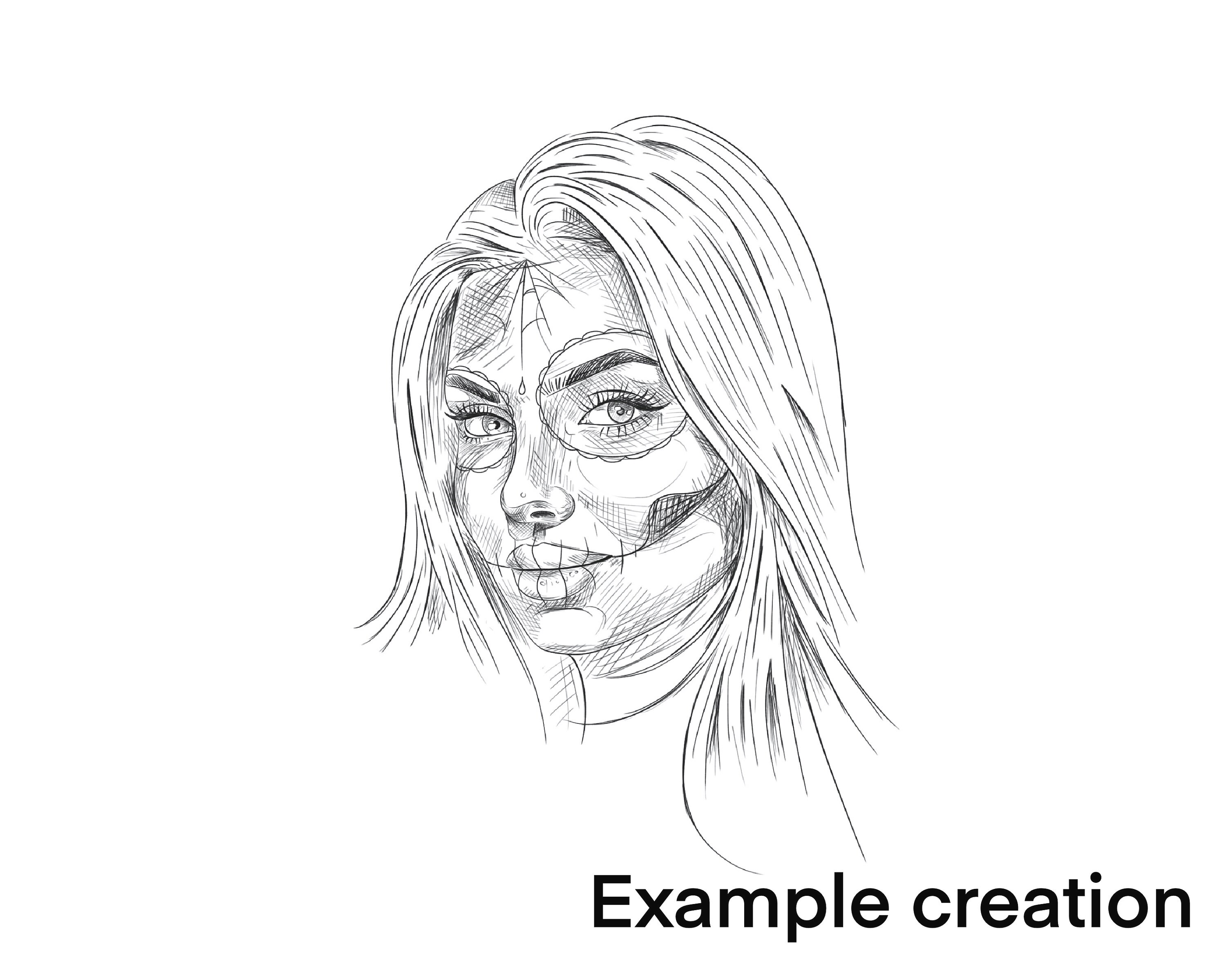 Procreate Tattoo Brush Set and Stamps Chicano Girls | Etsy