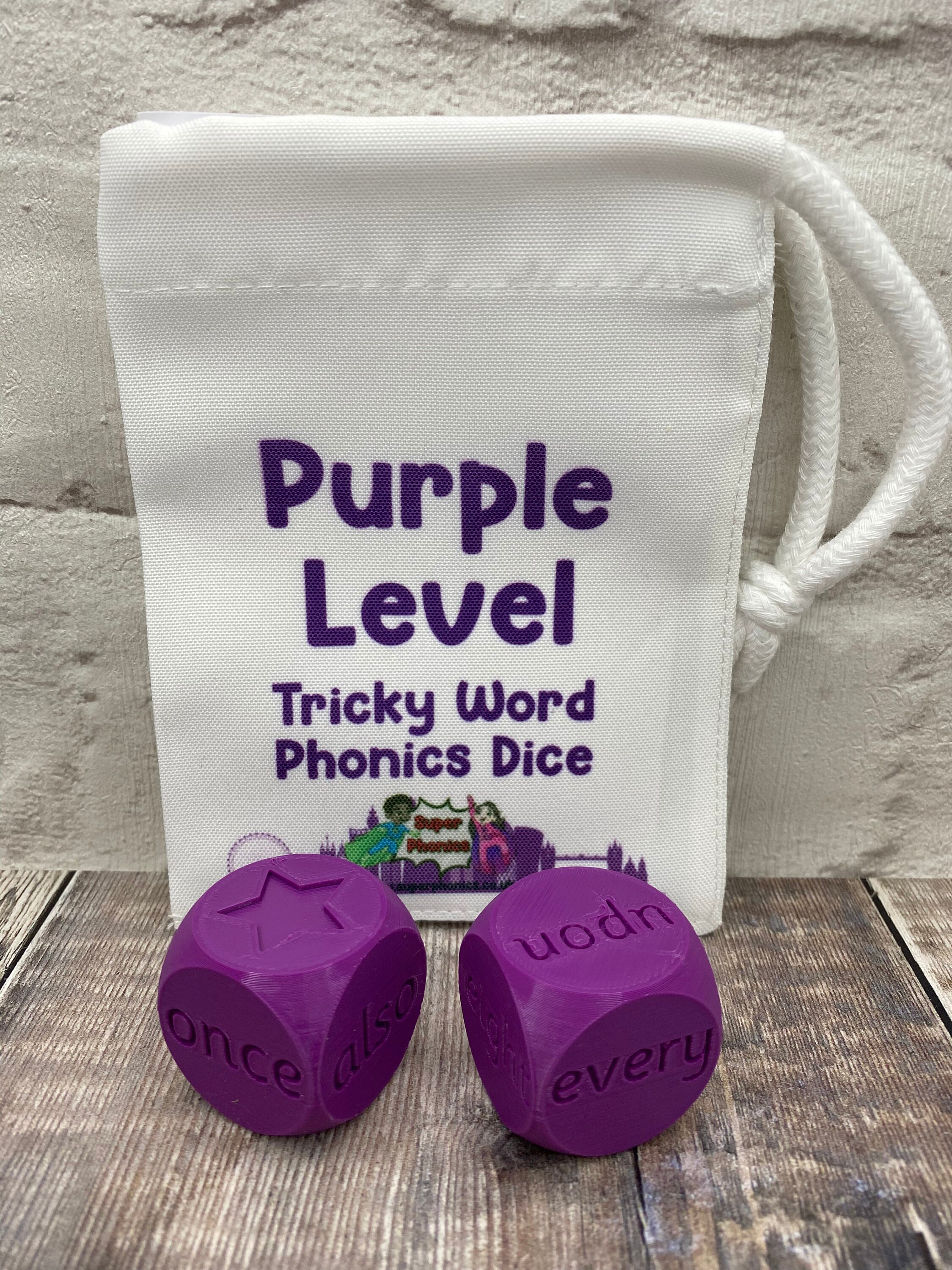 Jolly Phonics Tricky Word Dice, Jolly Readers Levels, Word Recognition ...