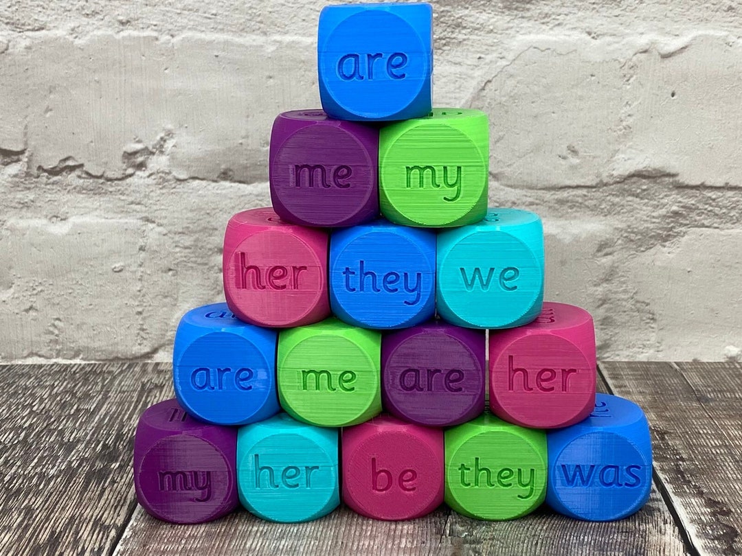 Phase 3 Tricky Word Dice, Letters & Sounds, Word Recognition ...