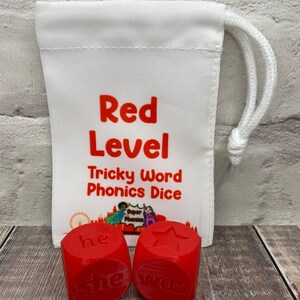 Jolly Phonics Tricky Word Dice, Jolly Readers Levels, Word Recognition ...