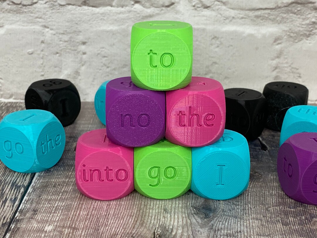 Phase 2 Tricky Word Dice, Letters & Sounds, Word Recognition ...