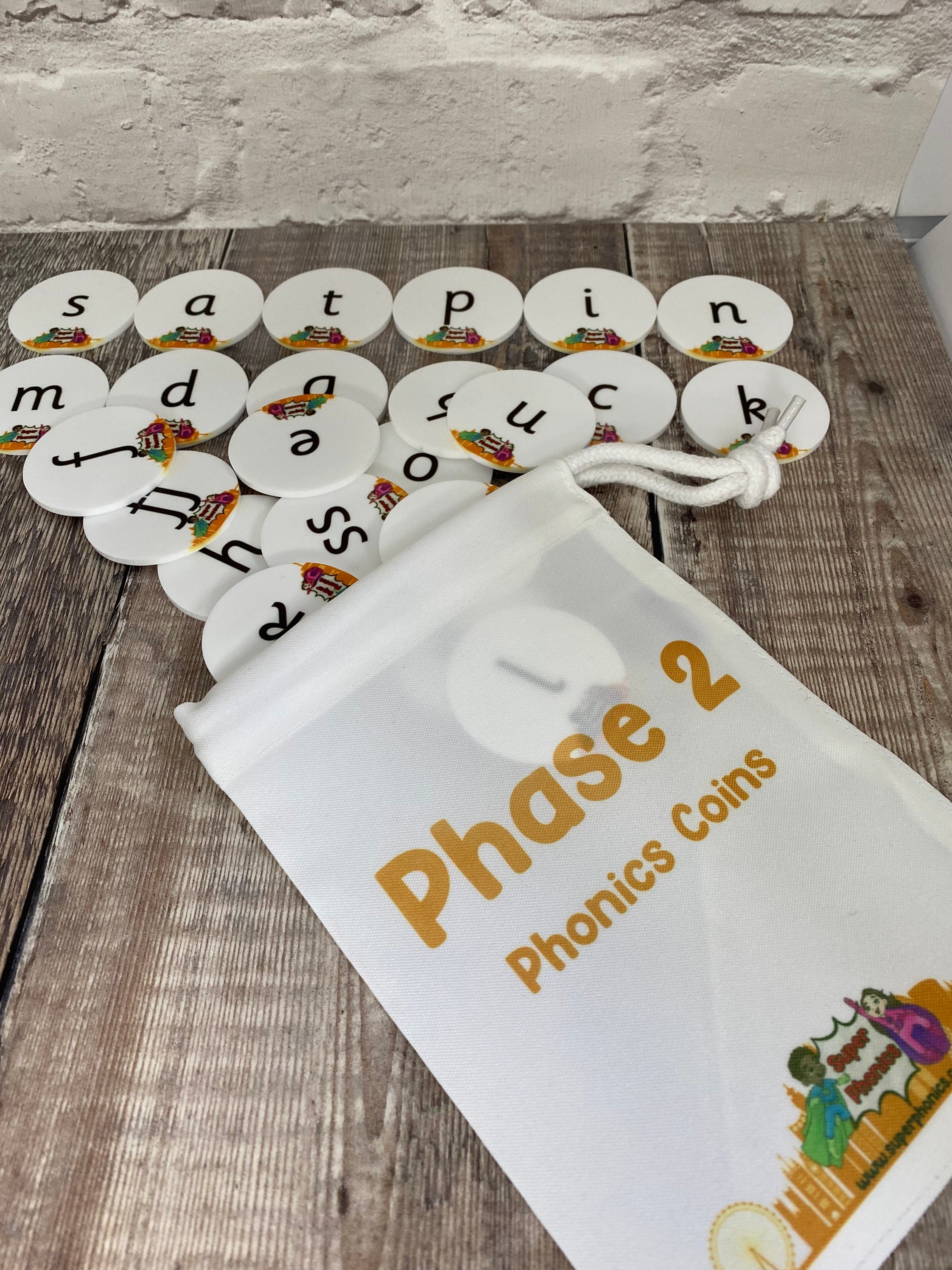 Phase 2 Phonics Coins, Letters & Sounds, Letter Recognition, Montessori ...