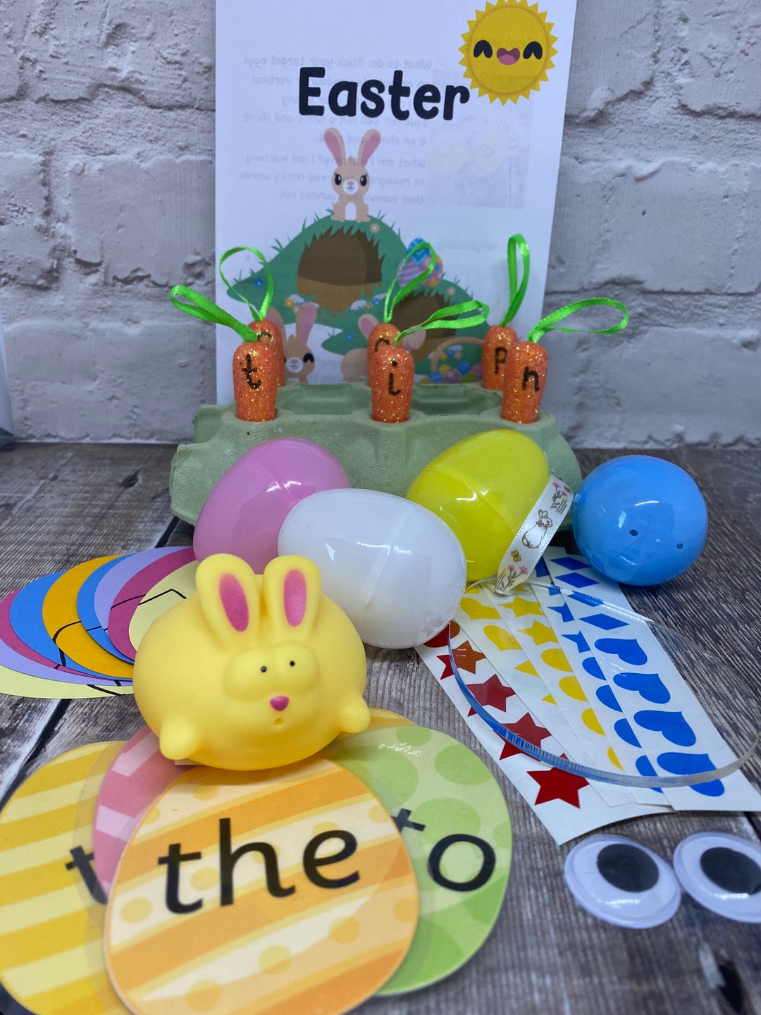 Easter Activity Box for Phonics, Letters and Sounds Activity, Phase 2 ...