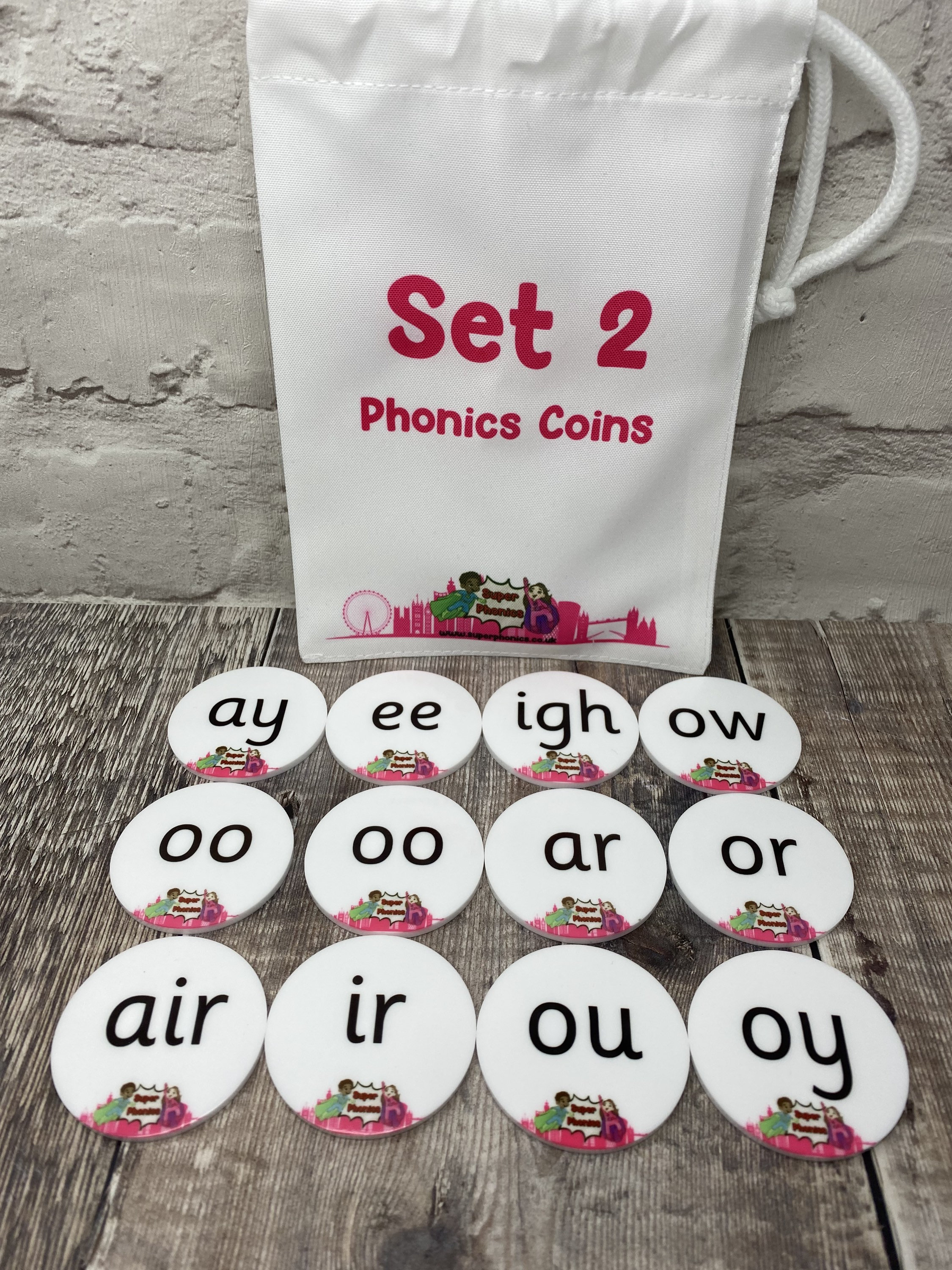 RWI Set 2 Phonics Coins, Letters & Sounds, Letter Recognition, EYFS ...