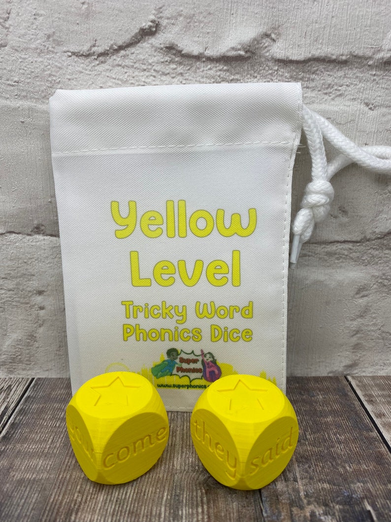 Jolly Phonics Tricky Word Dice, Jolly Readers Levels, Word Recognition ...