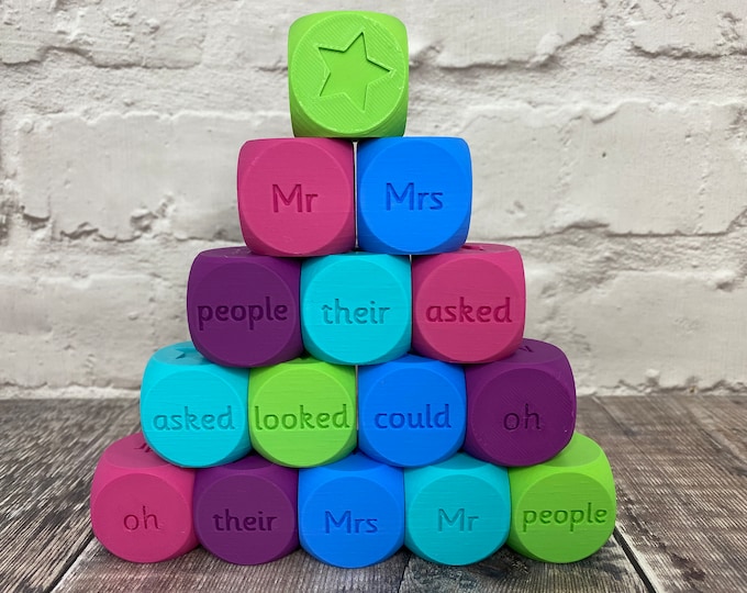 Rainbow Phonics Set Phases Read Write Inc Letters and Sounds Glitter ...