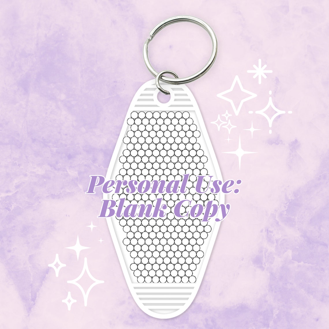 Personal Use: Blank Copy- Keychain Template | Rhinestone Template for ...