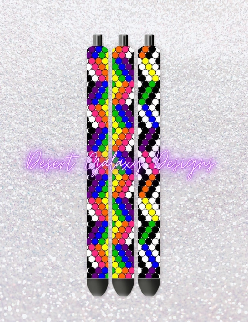 Glitch Pen_rhinestone Template_ss10 Rhinestones_ Includes PDF for ...
