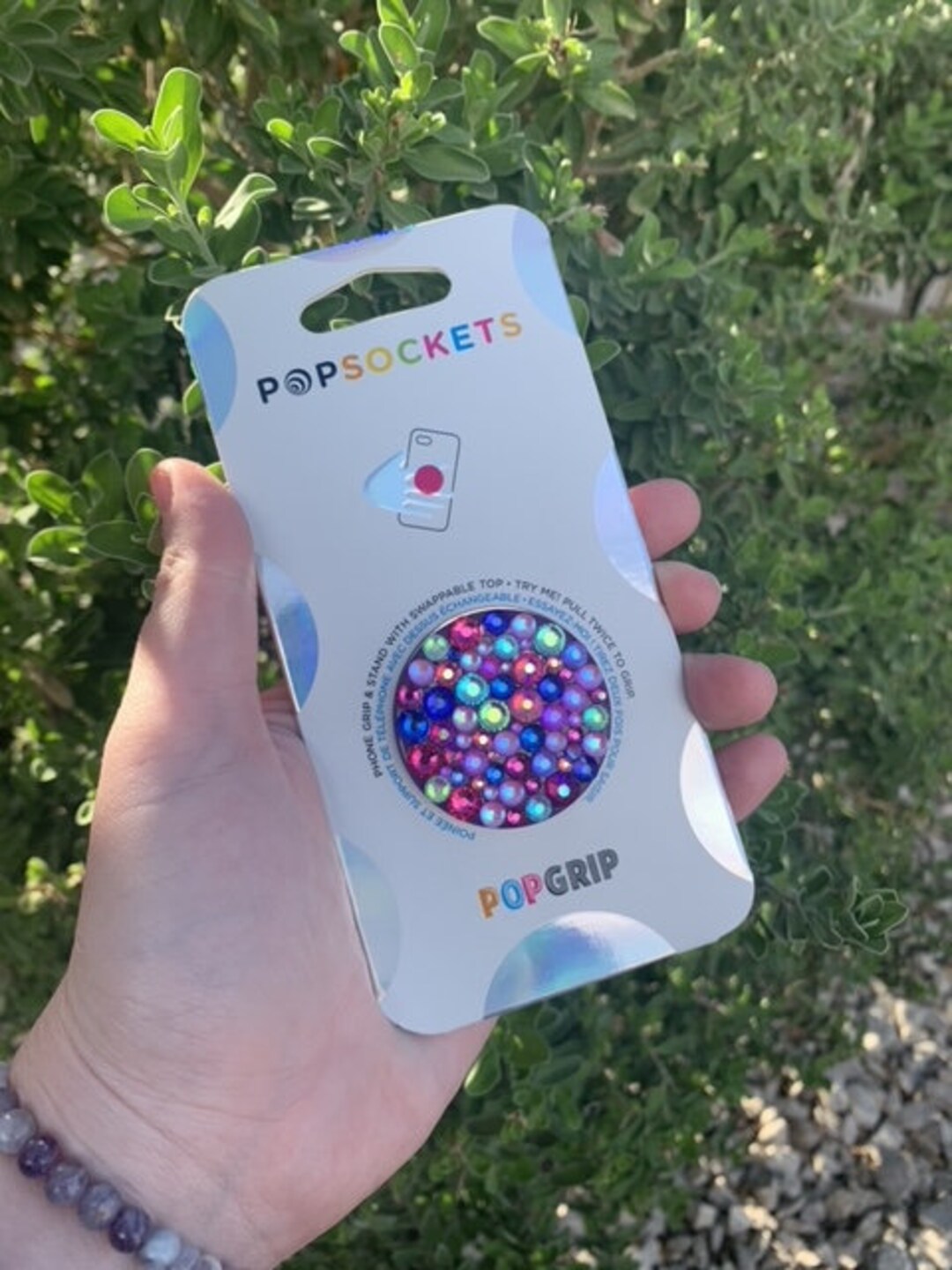 40 and Fab Mix Glass Rhinestone Popsocket - Etsy