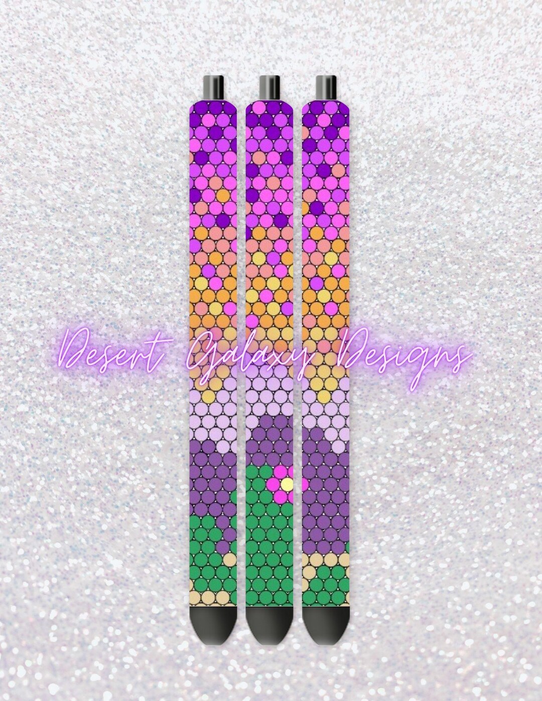 Desert Sunset Pen_rhinestone Template_ss10 Rhinestones_ Includes PDF ...