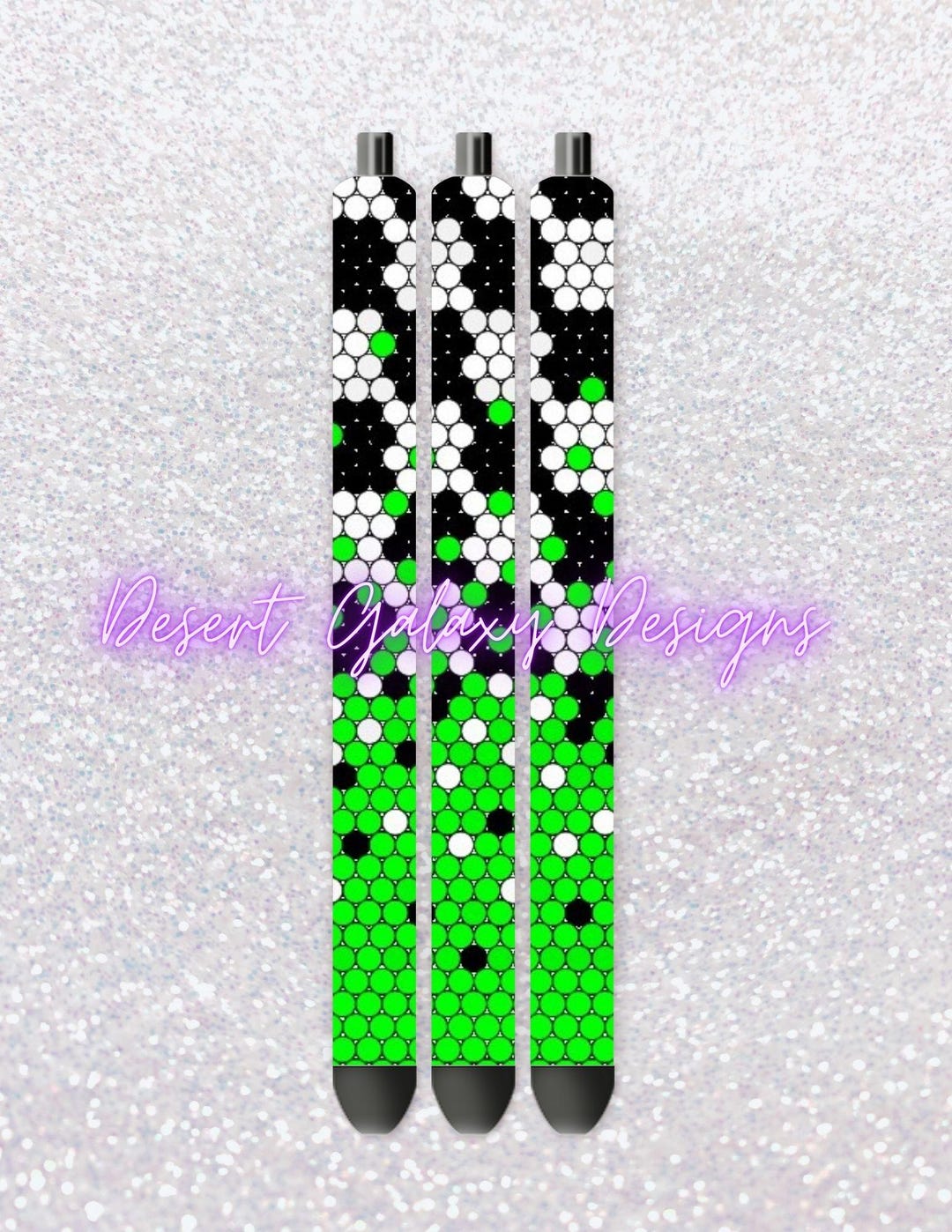 Checkerboard Ombre Pen _rhinestone Template_ss10 Rhinestones_ Includes ...