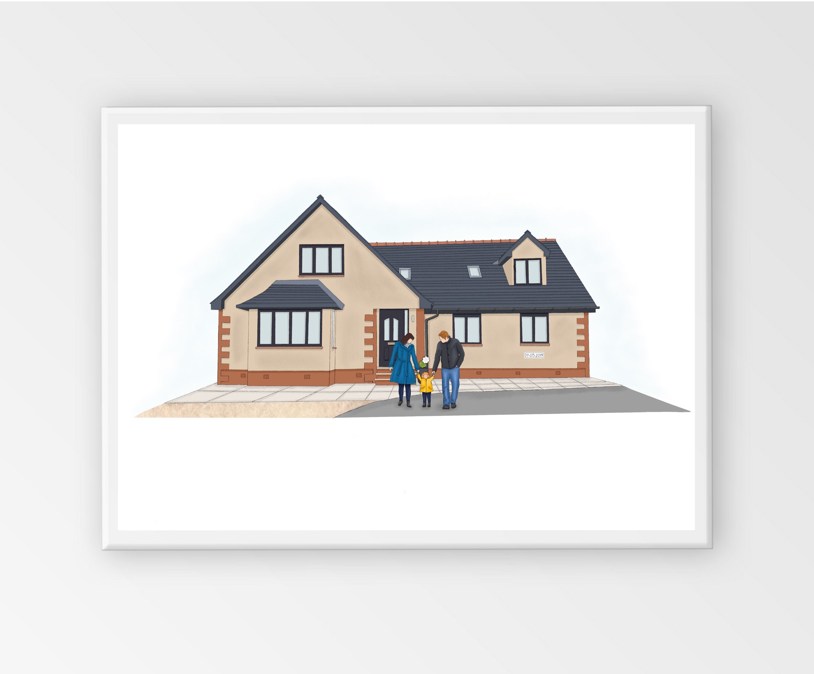 Your Home Custom Made Illustration & Print House Drawing - Etsy Australia