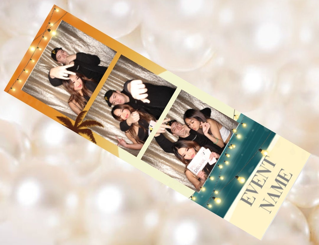 Beach Photo Booth Template - Etsy