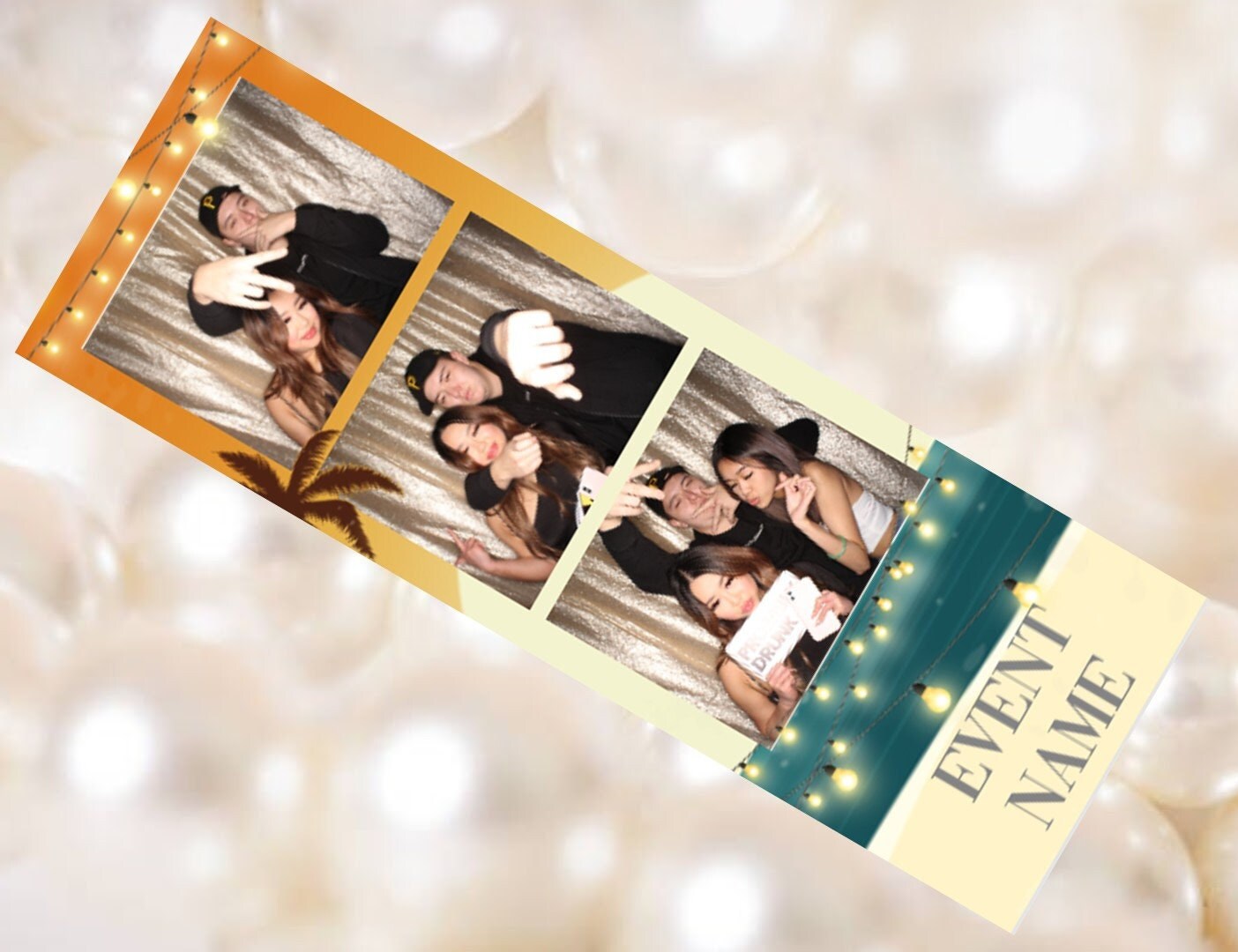 Beach Photo Booth Template - Etsy