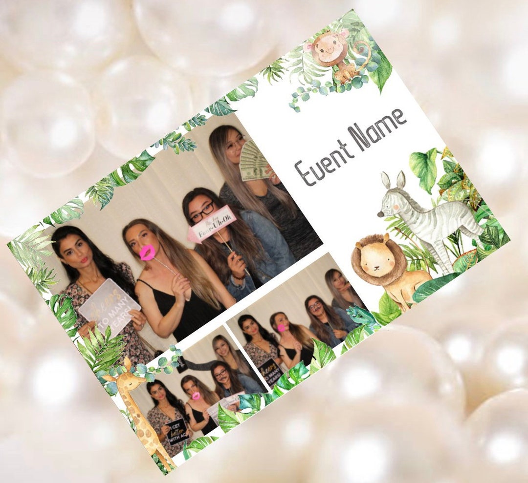 Wild One/ Safari Photo Booth Template - Etsy