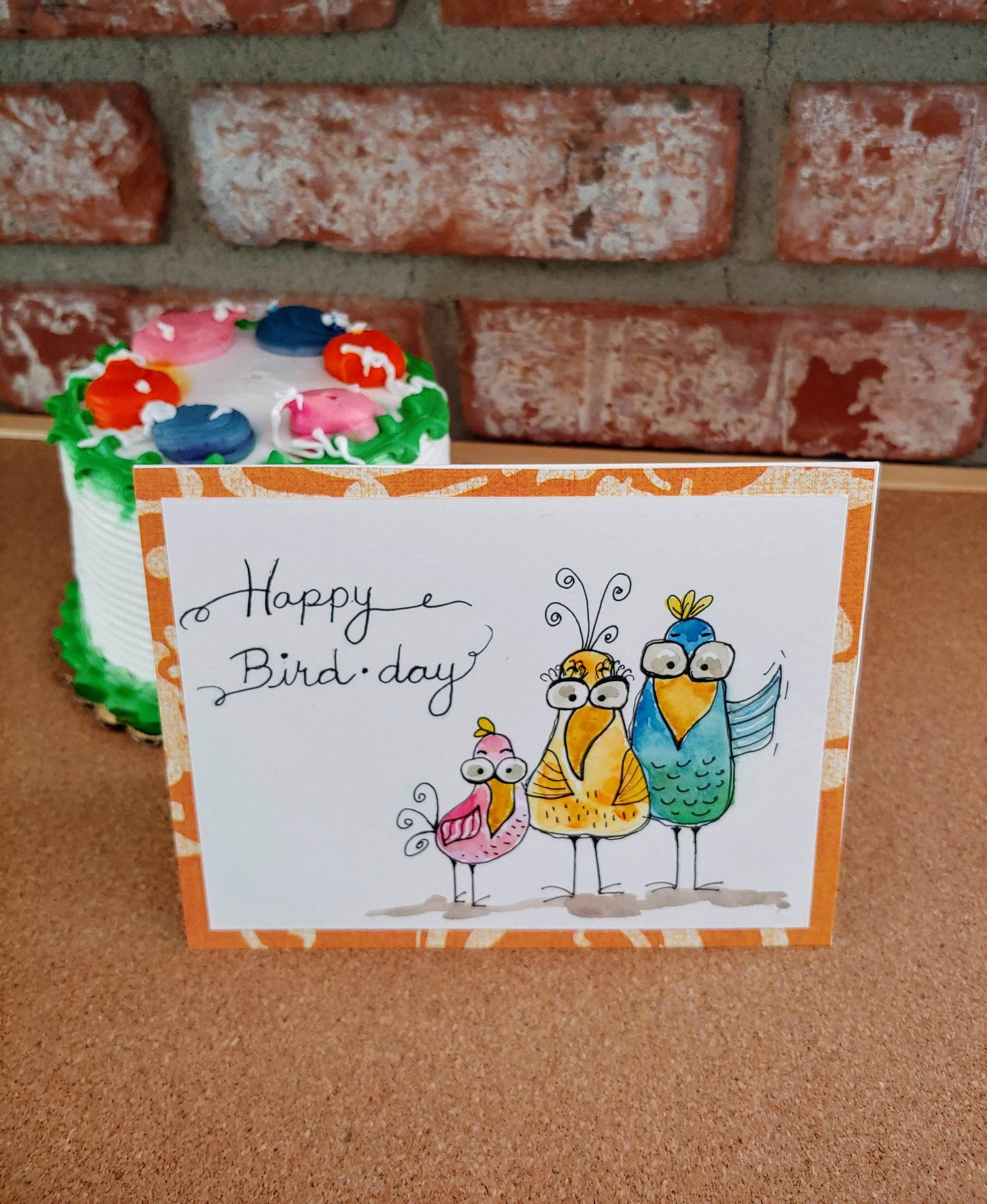 Happy Bird-day | Birthday Card | From All of Us - Etsy