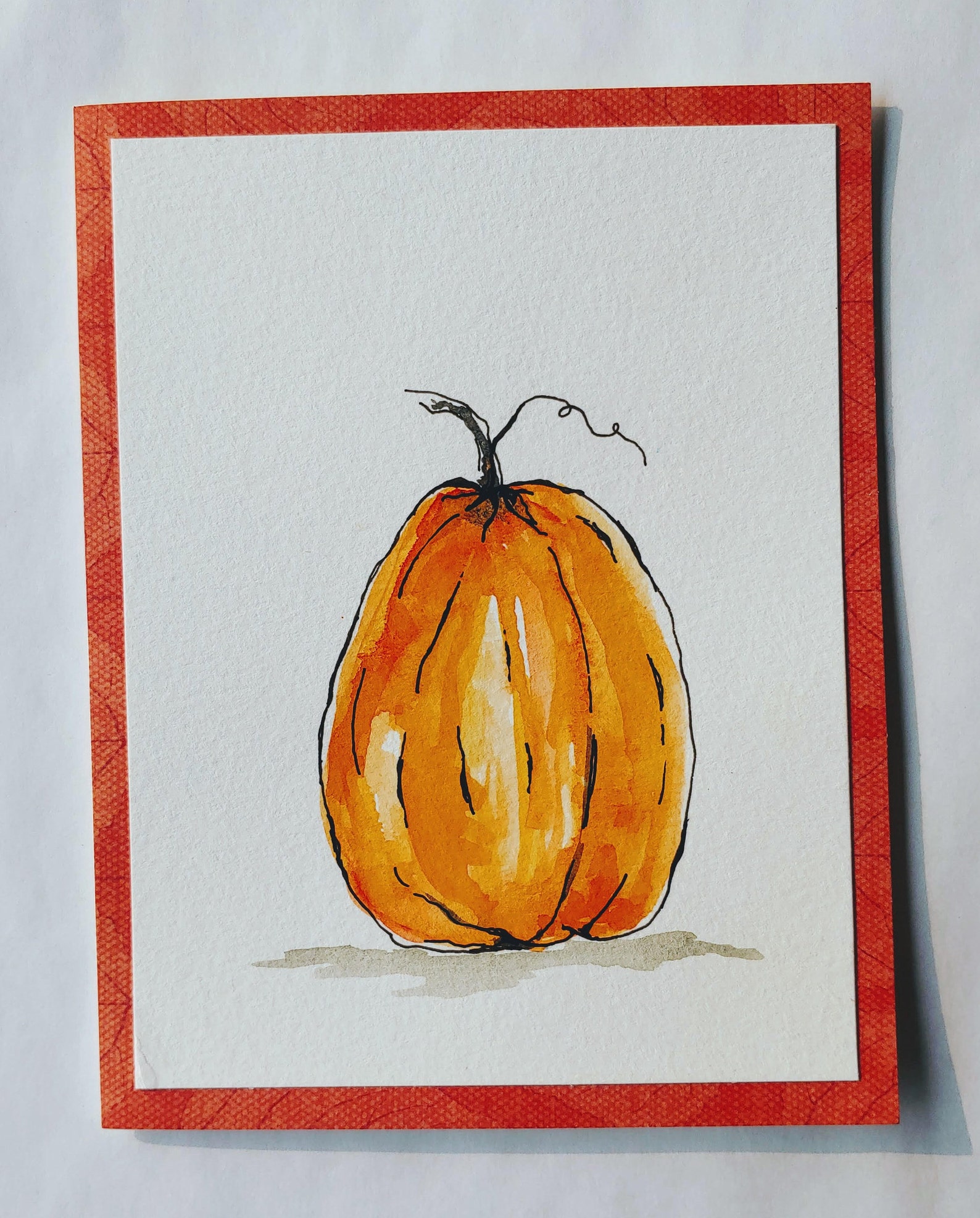 Autumn Pumpkins | Doodle Pumpkin Cards | Handmade Fall Greeting Cards ...
