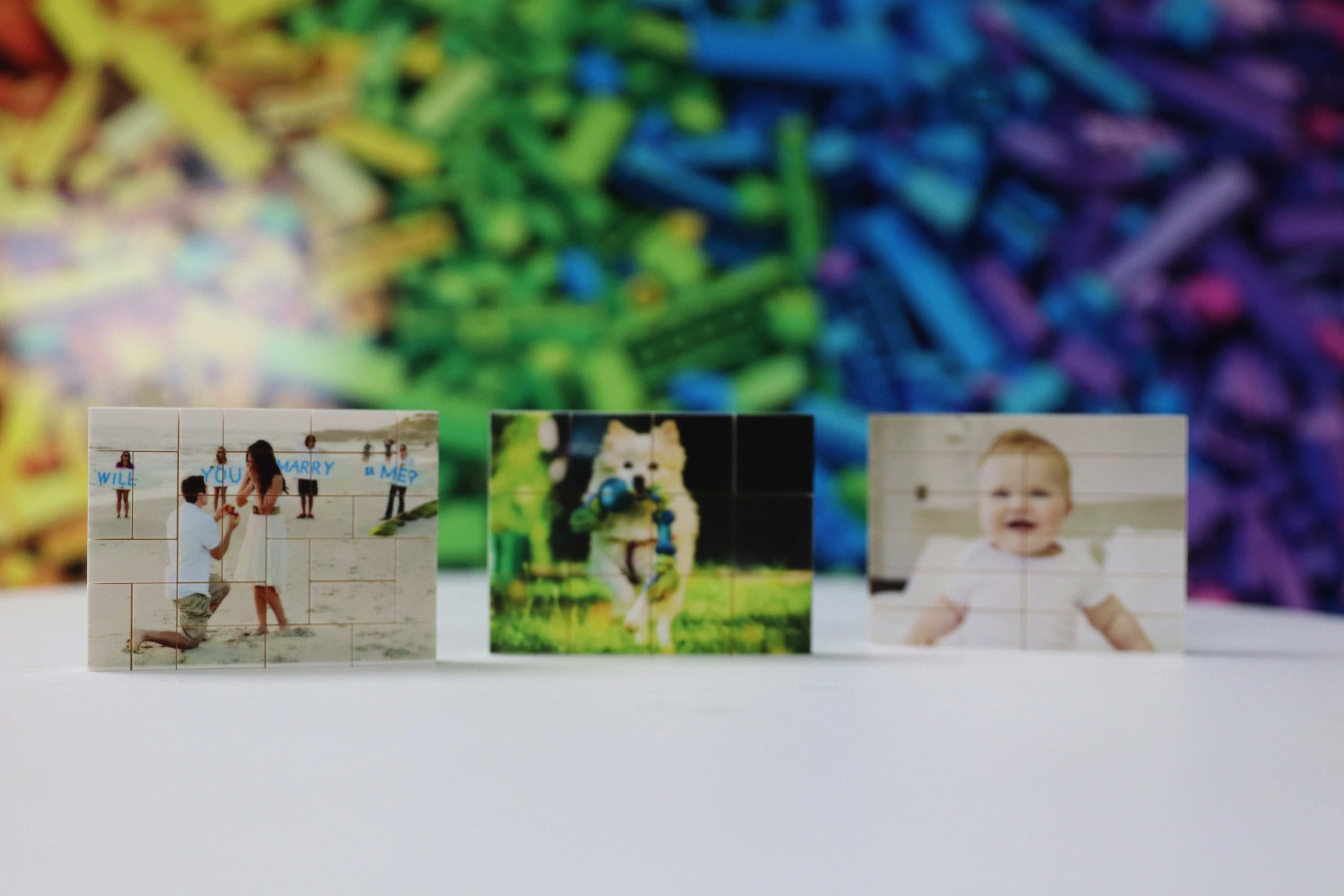 Personalised Building Brick Puzzle Photo Blocks - Etsy