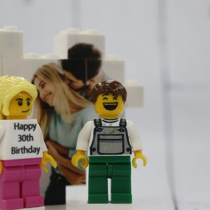 Personalised Minifigures With Custom Building Bricks Small - Etsy