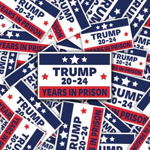 LOCK HIM UP Years in Prison Anti-trump Sticker / Fridge Magnet - Etsy