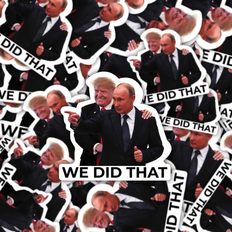 Trump Stickers I Did That - Etsy