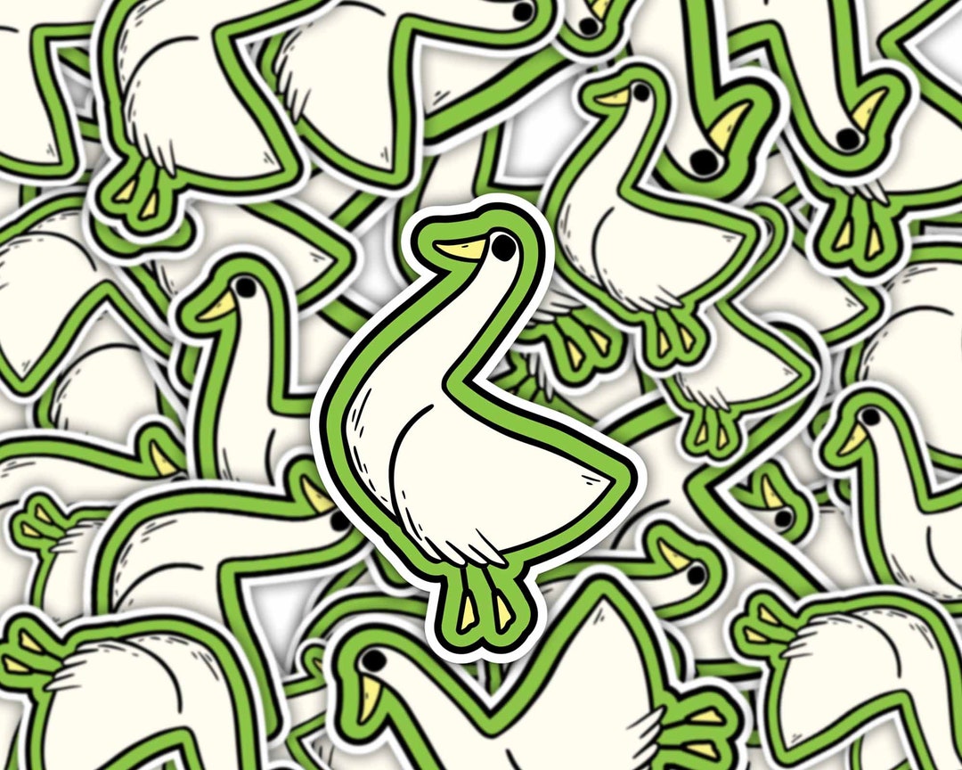 Goose Alien Fan Inspired Sticker - Etsy