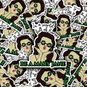 Be a Mary Jane Sticker - Etsy
