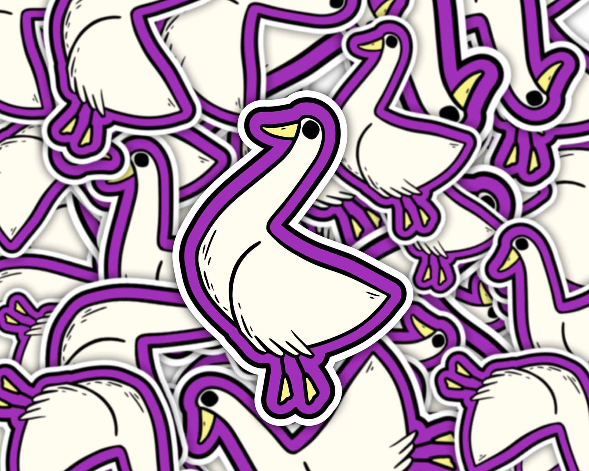 Goose Alien Fan Inspired Sticker - Etsy