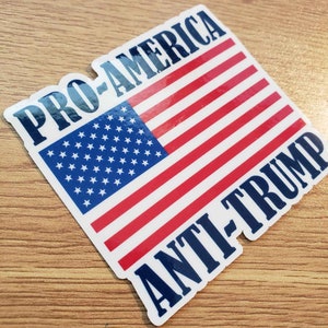 Pro-america Anti-trump Sticker / Fridge Magnet - Etsy