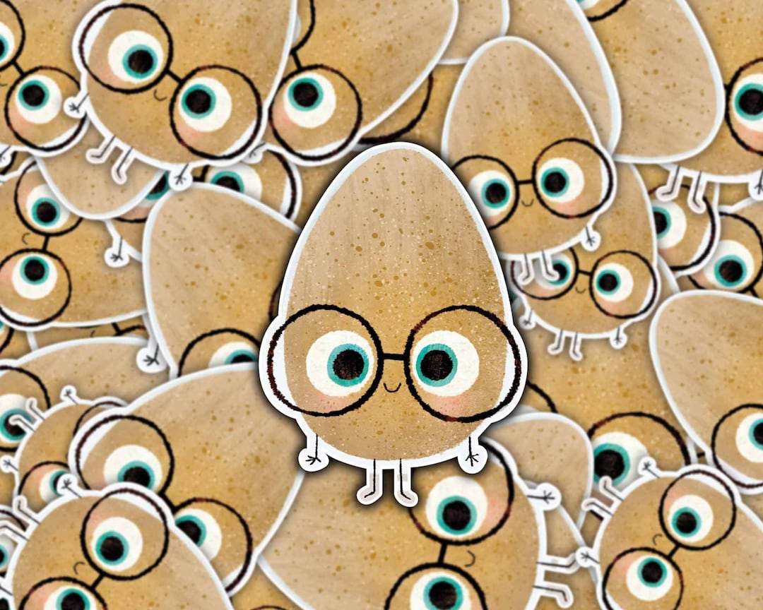 The Good Egg - the Bad Seed Funny Vinyl Sticker - Etsy