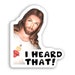 I Heard That! Jesus Sticker - Etsy
