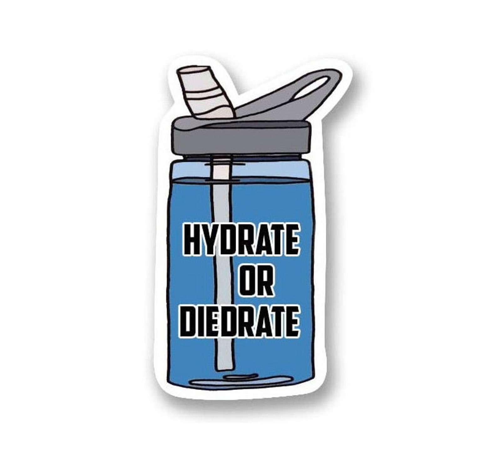 Hydrate or Diedrate Sticker - Etsy