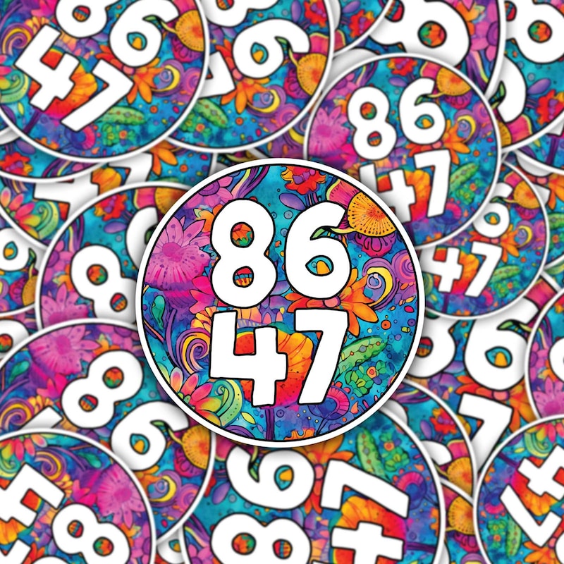 8647 Bumper Sticker - Etsy