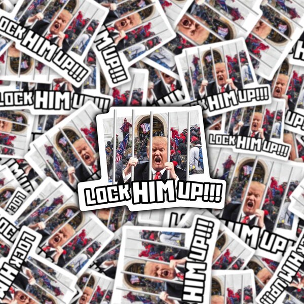 Lock Him up Stickers - Etsy