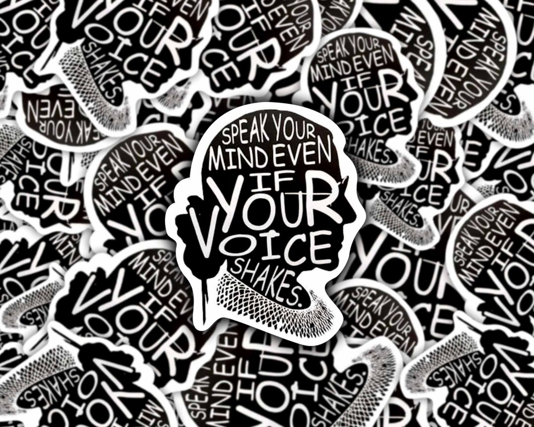 Speak Your Mind Motivational Sticker / Fridge Magnet - Etsy