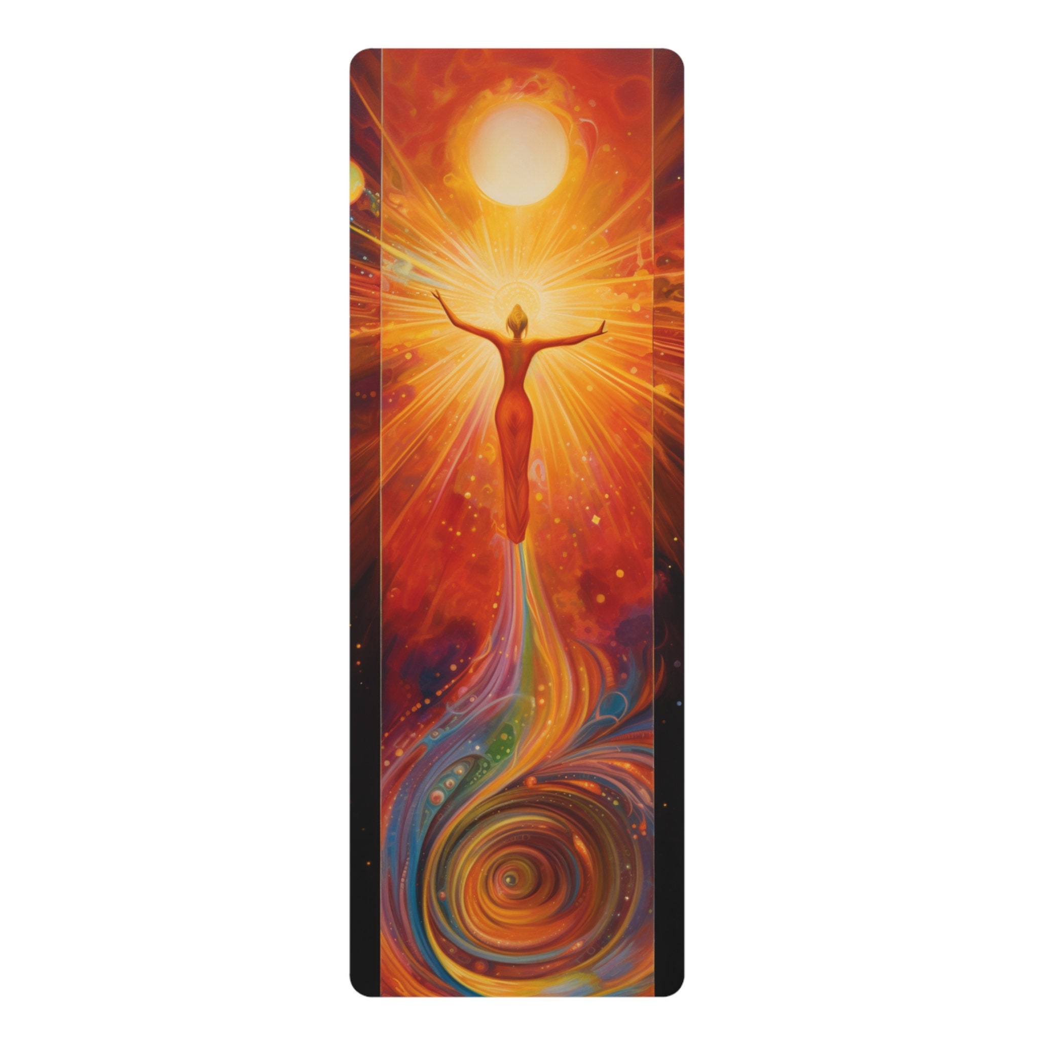 Sun Salutations Rubber Yoga Mat - Etsy