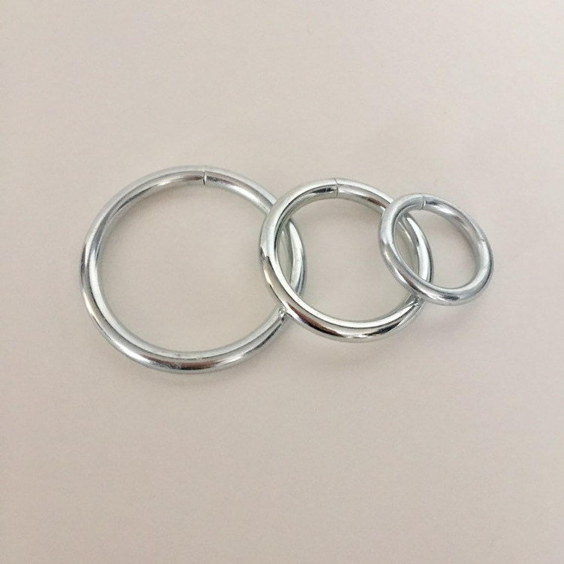 Metal Rings, Macrame Rings, Welded O-rings, Macrame Metal Rings, Single ...
