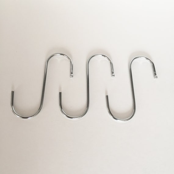 Metal Hooks Set of 3 Macrame Hooks S-shape Hooks Diy - Etsy