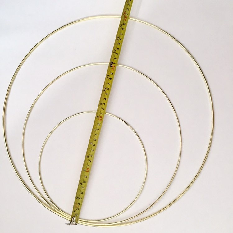 20cm / 30cm / 40cm Metal Round Shape Hoops, Dream Catcher Rings, Metal ...