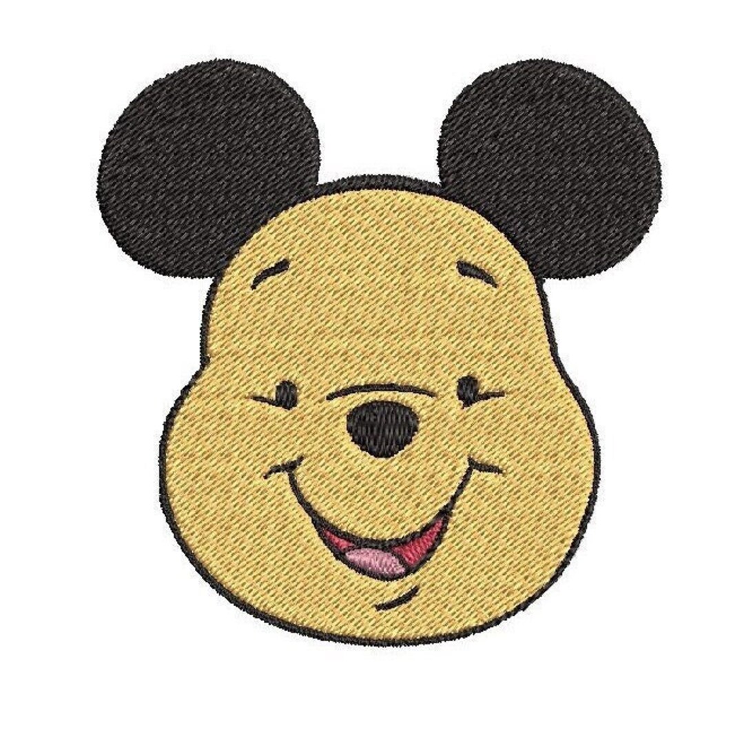 Winnie the Pooh With Mickey Ears - Etsy